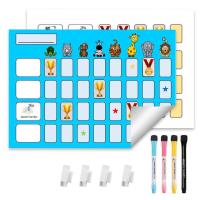 China A3 Preschool Reward Chart Printable Magnetic Behavior Chart 0.8mm Thickness for sale