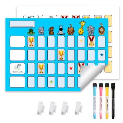 China A3 Preschool Reward Chart Printable Magnetic Behavior Chart 0.8mm Thickness for sale