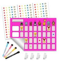 China A3 Preschool Reward Chart Printable Magnetic Behavior Chart 0.8mm Thickness for sale