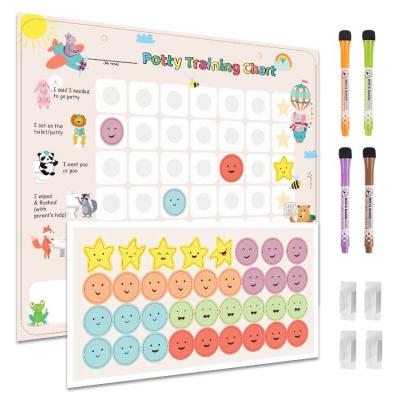 China Rewritable Preschool Reward Chart Educational Behavior Sticker Chart OEM for sale