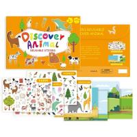 China Removable Reusable Preschool Books Children Learning Toy Eco Friendly for sale