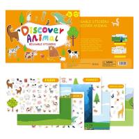 China Removable Reusable Preschool Books Children Learning Toy Eco Friendly for sale