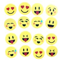 China Removable Personalized Custom Emoji Sticker Modern Teacher Aids for sale