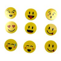 China Removable Personalized Custom Emoji Sticker Modern Teacher Aids for sale