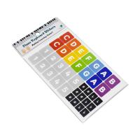 China Reusable Removable Piano Keyboard Label Stickers Printable for sale