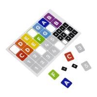 China Reusable Removable Piano Keyboard Label Stickers Printable for sale