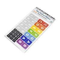 China Reusable Removable Piano Keyboard Label Stickers Printable for sale