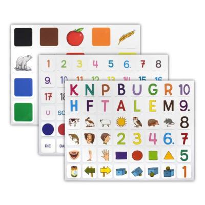 China Removable Custom Silicone Stickers Kids Early Learning Stickers Modern Teacher Aids for sale