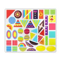 China Removable Custom Silicone Stickers Kids Early Learning Stickers Modern Teacher Aids for sale
