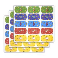 China Removable Custom Silicone Stickers Kids Early Learning Stickers Modern Teacher Aids for sale