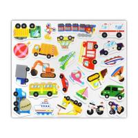 China Removable Custom Silicone Stickers Kids Early Learning Stickers Modern Teacher Aids for sale