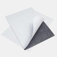 China A4 Adhesive Magnetic Sheet Custom Size Flexible Magnet Material for sale