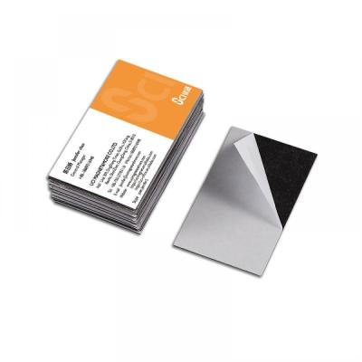 China Custom Size Self Adhesive Business Card Magnets 4x6