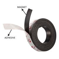 China Custom Size strong magnetic tape Self Adhesive Magnetic Strip for sale