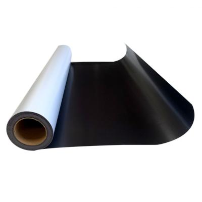 China ODM PVC White Flexible Magnetic Material Sheet Roll With Laminate PET Film for sale