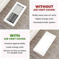 China ISO Large White Magnetic Vent Covers Roll 12x5.5