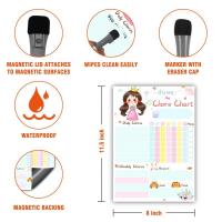 China Dry Erase Erasable Magnetic Chore Chart For Fridge Rewritable for sale