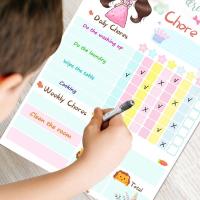 China Dry Erase Erasable Magnetic Chore Chart For Fridge Rewritable for sale