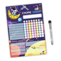 China Dry Erase Erasable Magnetic Chore Chart For Fridge Rewritable for sale