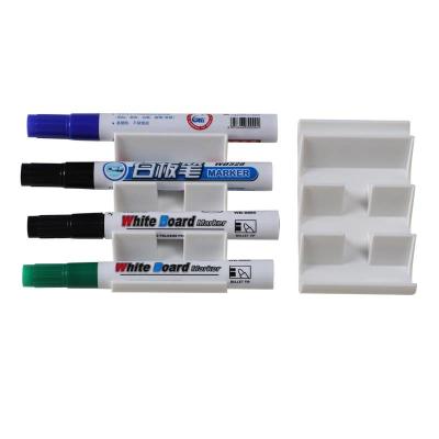 China ABS Plastic Magnetic Whiteboard Pen Holders Small Size 105*65*20mm for sale