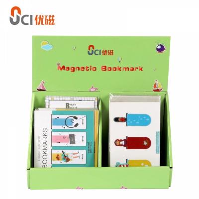 China Childrens Cute Magnetic Bookmarks Magnetic Gift ODM With Full Color Printed Art Paper for sale
