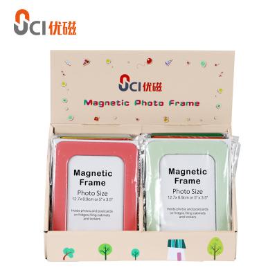 China Office Magnetic Photo Frames Document Holder Colorful PVC Picture Frame for sale