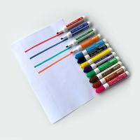 China ODM Classroom Whiteboard Marker Pens Dry Erase Chisel Tip 12 Colors for sale