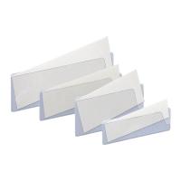 China Plastic Adhesive Label Holders For Binders 150*50mm 100*30mm for sale