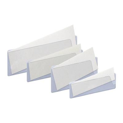 China Plastic Adhesive Label Holders For Binders 150*50mm 100*30mm for sale