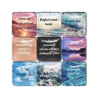 China Personalized Diy Glass Magnetic Souvenir Set Multipurpose Durable 29*8.5mm for sale