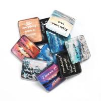 China Personalized Diy Glass Magnetic Souvenir Set Multipurpose Durable 29*8.5mm for sale