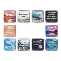 China Personalized Diy Glass Magnetic Souvenir Set Multipurpose Durable 29*8.5mm for sale