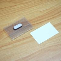 China Magnetic Transparent Plastic Security ID Card Holders For Office ODM for sale