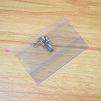 China 3.5*2.15'' Security ID Card Holders With Clip  PVC Name Badge Holder Waterproof for sale