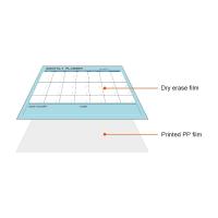 China ODM Laminated Dry Erase Posters Removable Wall Mounted Monthly Planner Large Size for sale