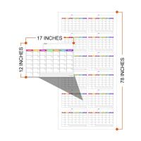 China ODM Laminated Dry Erase Posters Removable Wall Mounted Monthly Planner Large Size for sale