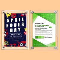 China SGS Acrylic Wall Mounted Document Holders A3 Big Size for sale