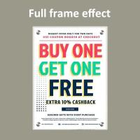 China Custom Size A3 Wall Mounted Document Holder Transparent Acrylic Billboard ODM for sale