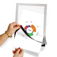 China A5 A4 Self Adhesive Document Holder Double Side Display Round Corner RFW1906 for sale