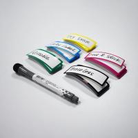 China PET Film Reusable Dry Erase Adhesive Labels Waterproof SGS for sale