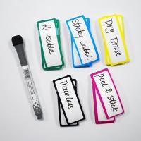 China PET Film Reusable Dry Erase Adhesive Labels Waterproof SGS for sale