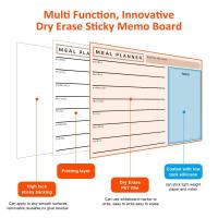 China Multifunction Combination Creative Reusable Calendar Planner Sticky Dry Erase Board OEM for sale