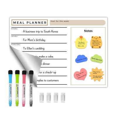 China Multifunction Combination Creative Reusable Calendar Planner Sticky Dry Erase Board OEM for sale