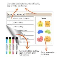 China Multifunction Combination Creative Reusable Calendar Planner Sticky Dry Erase Board OEM for sale