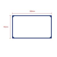 China Double Sides Sticky Reusable Magnetic Memo Strip Notice Board For Fridge for sale