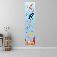 China Children's Removable Laminated Poster Board Dry Erase Growth Chart Poster for sale