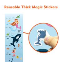 China Children's Removable Laminated Poster Board Dry Erase Growth Chart Poster for sale