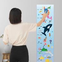 China Children's Removable Laminated Poster Board Dry Erase Growth Chart Poster for sale