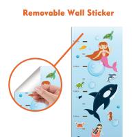 China Children's Removable Laminated Poster Board Dry Erase Growth Chart Poster for sale