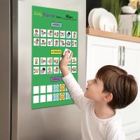 China Removable Dry Erase Sticky Daily Behaviour Reward Chart With Stickers Printable for sale
